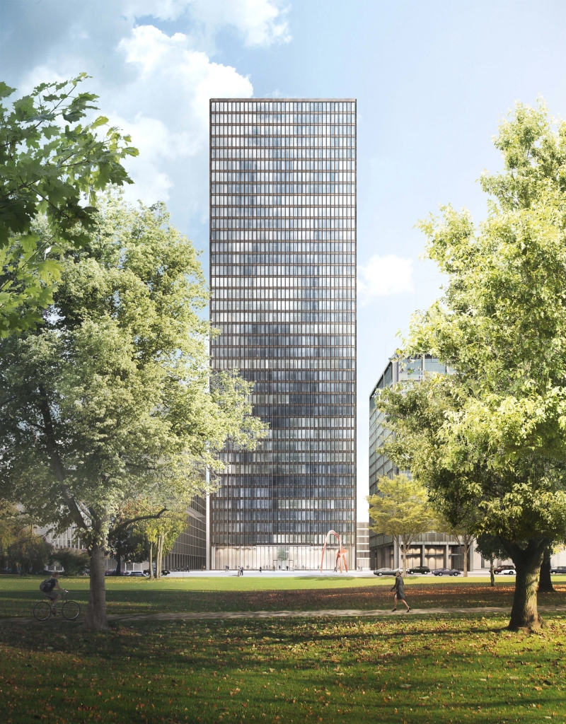 Hochhaus Marieninsel Frankfurt | SAA Schweger